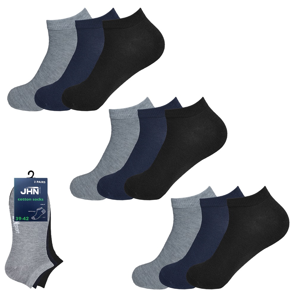 9 par ankelstrumpor mixade färger - Strumpor 109 kr | JHNSport