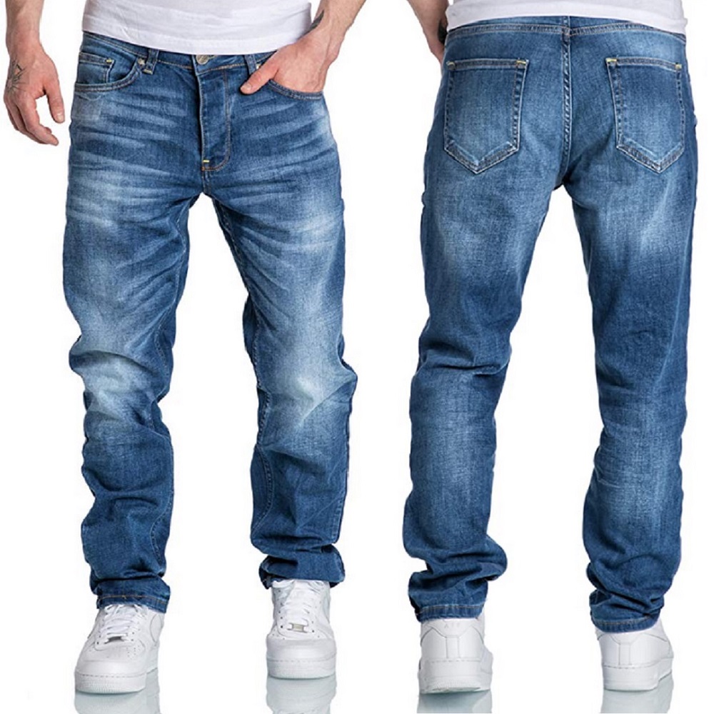 Jeans Herr 529 - Regular fit ljusblåa herrjeans | JHNSport