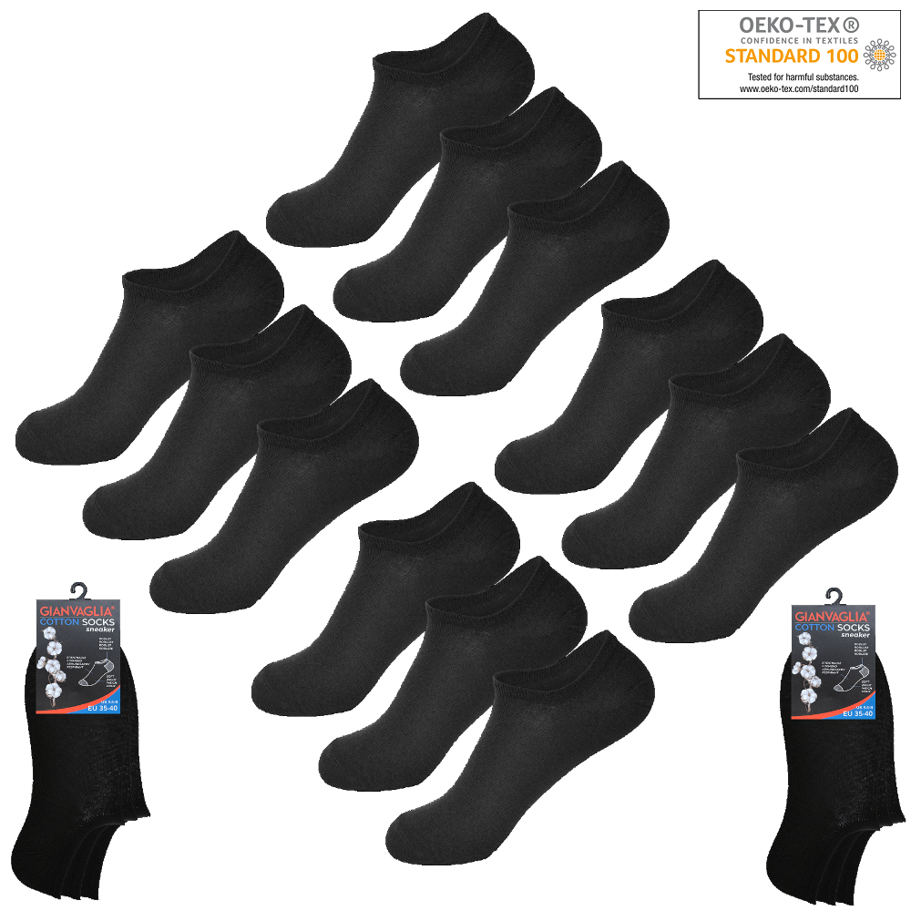 12 par svarta låga strumpor 139 kr | JHNSport