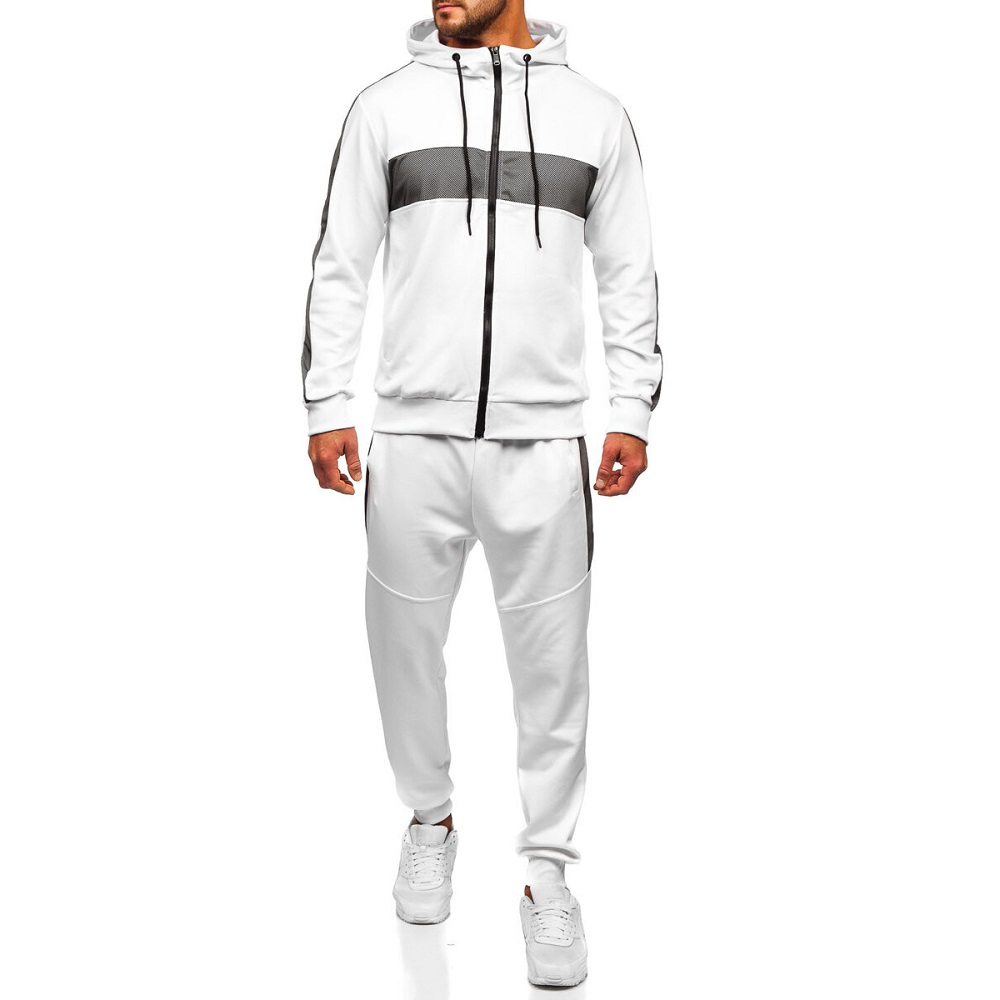 Vitt Set 669 Kr - Träningsoverall - Byxa och Tröja | JHNSport